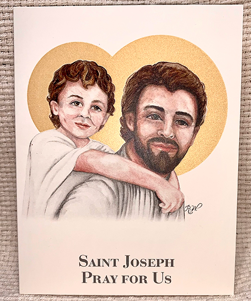 Rachelle Woodard St. Joseph Notecard & Envelope - The National Shrine ...