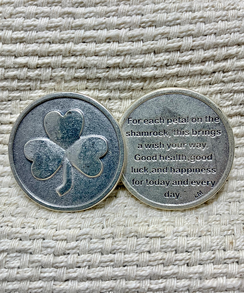 Clover Prayer Token - The National Shrine of Blessed Francis Xavier Seelos