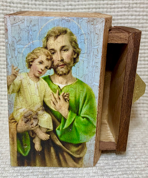 St. Joseph & Jesus Wooden Box - The National Shrine of Blessed Francis ...