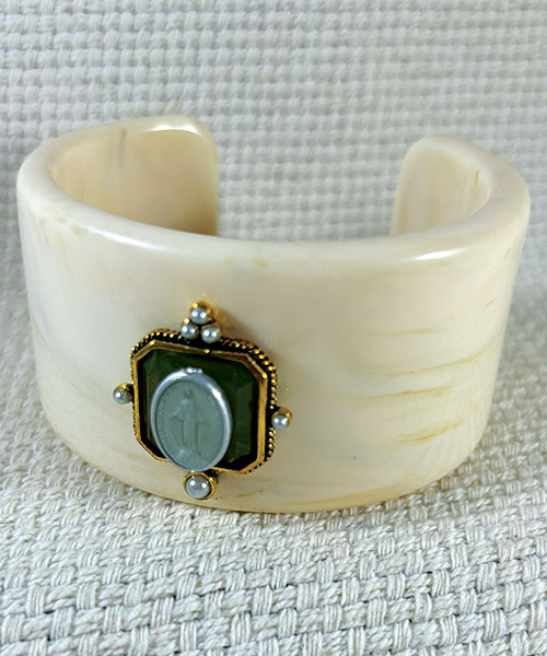 "Heaven Sent" Acrylic Large Cuff Bracelet - The National Shrine of ...